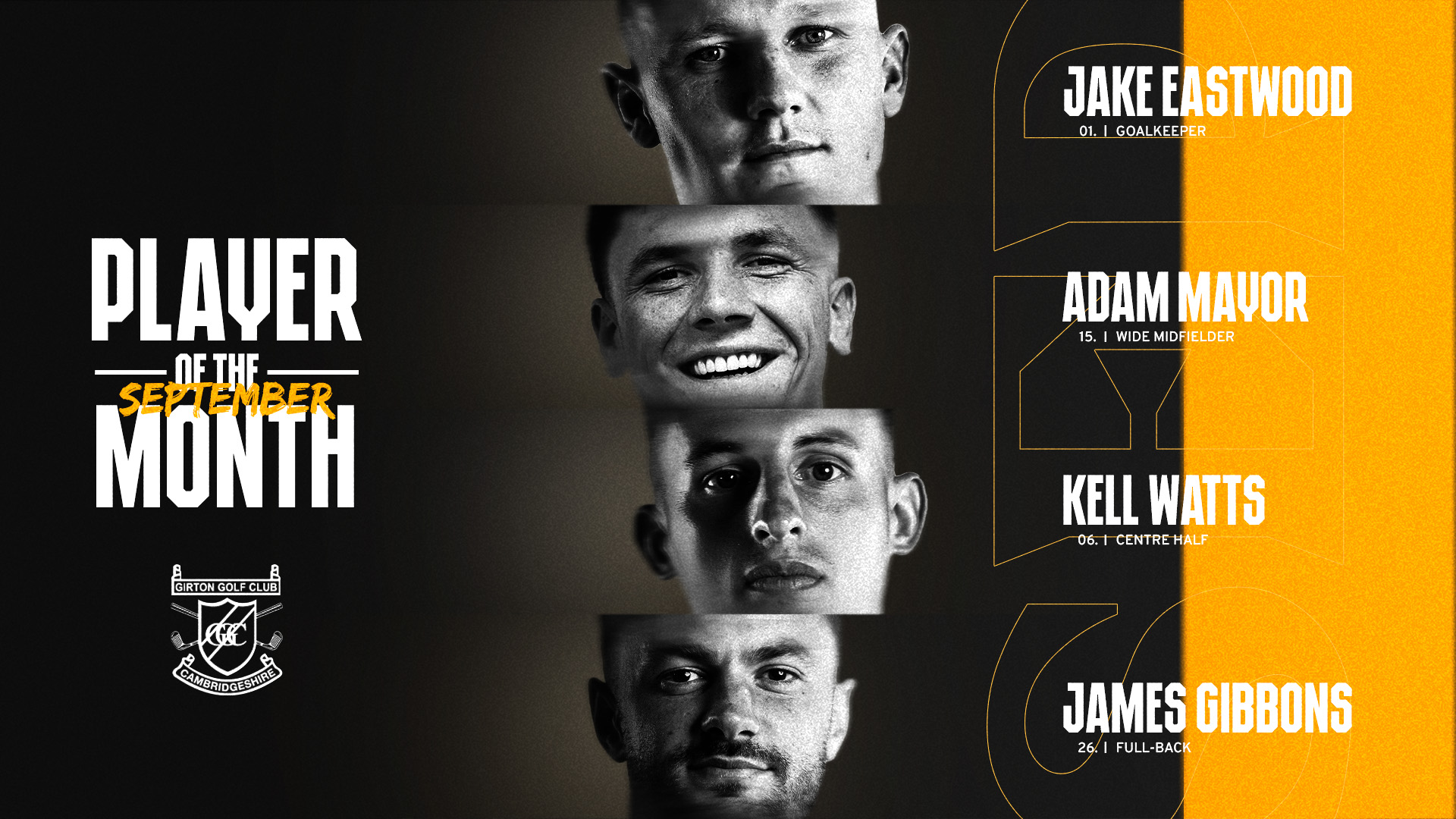 Vote for your Girton Golf Club Player of the Month | Cambridge United F.C.