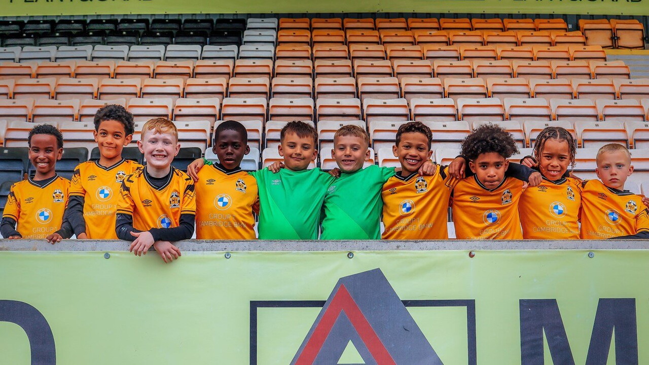 Under 9s join Academy | Cambridge United F.C.