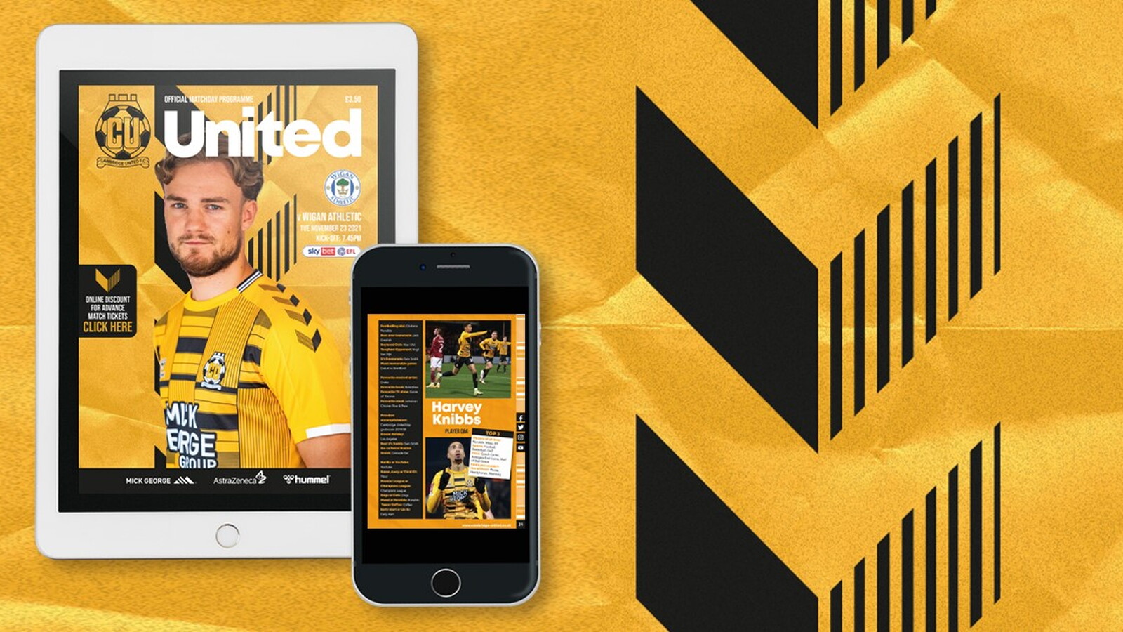 Matchday Programme: Wigan Athletic | Cambridge United F.C. Matchday Programme: Wigan Athletic | Cambridge United F.C.