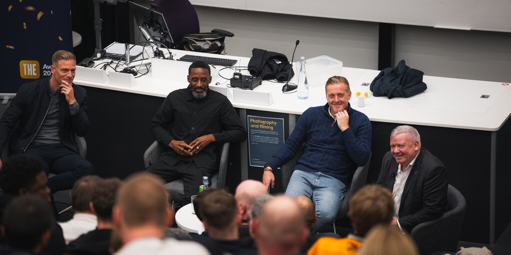 Garry Monk, Jason Euell and Michael Morrison attend ARU event ...