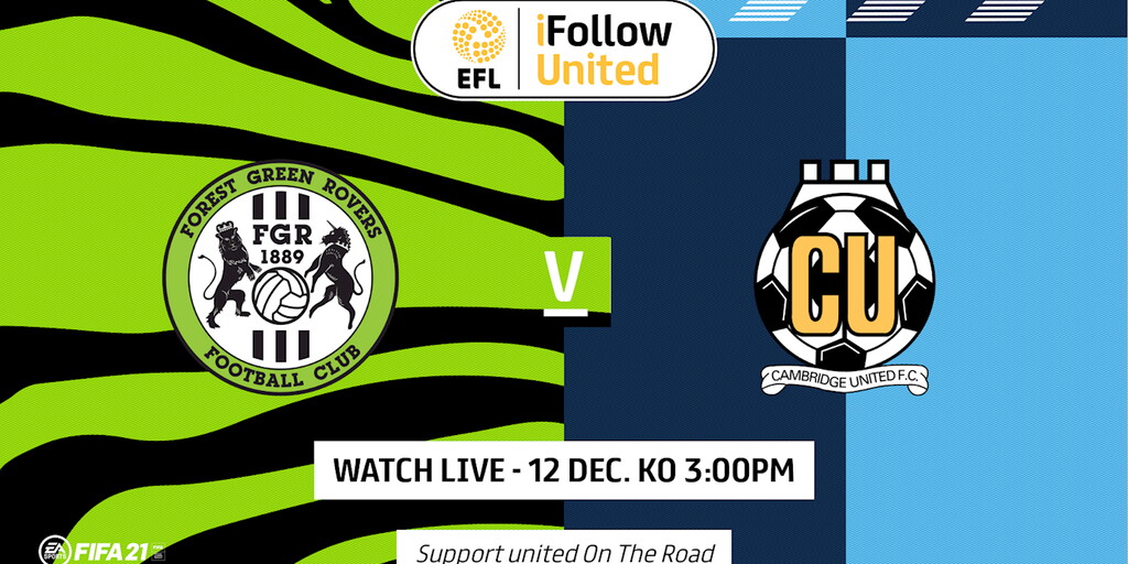 iFollow | THE ONLY WAY TO BACK THE U'S ON THE ROAD AT FOREST GREEN ...